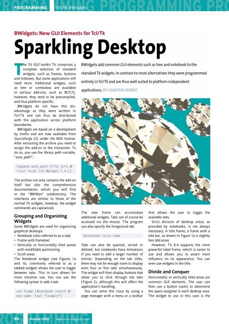 Sparkling Desktop - Korea Tcl/Tk Community