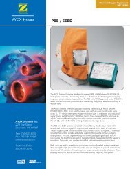 5600 Series Portable Oxygen System - AVOX Systems, Inc.