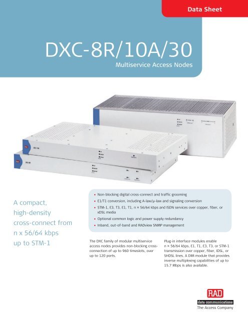 DXC-8R/10A/30 - RAD-Direct.com