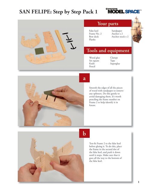 SAN FELIPE: Step by Step Pack 1 - Model Space