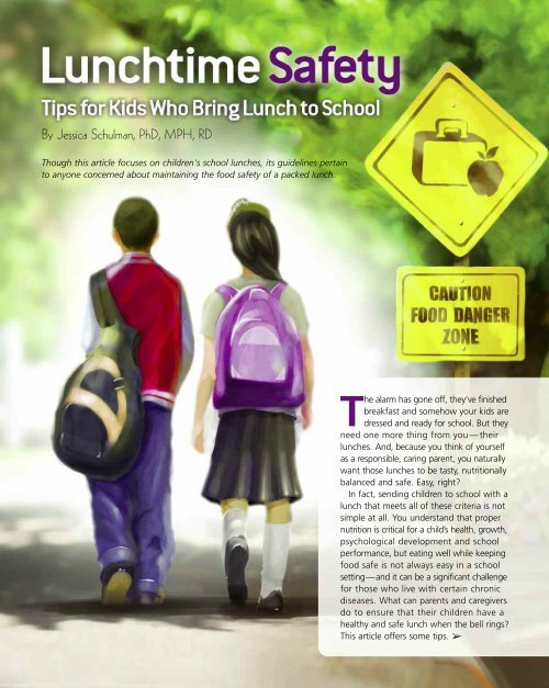 Lunchtime Safety, Tips for Kids Who Bring Lunch to School - IG Living