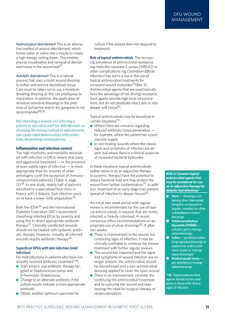 DFU WOUNDMANAGEMENTFIGURE