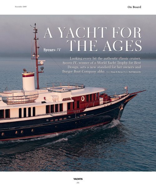 A Yacht for the Ages - STIDD Systems, Inc