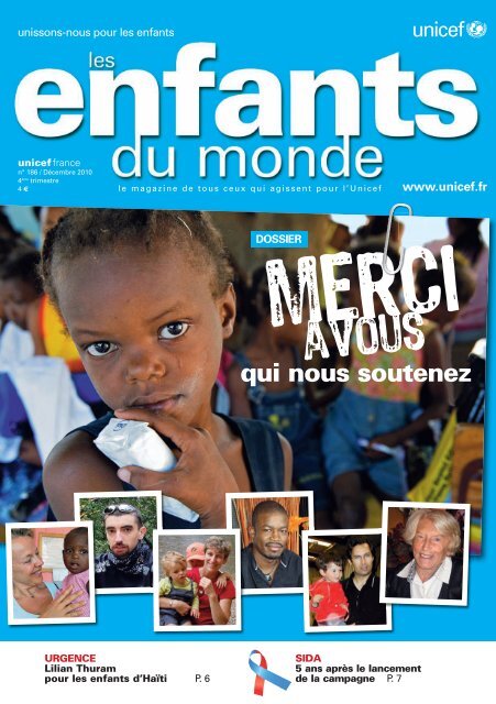 dans le nouveau numÃ©ro de notre magazine Â« Les enfants ... - Unicef