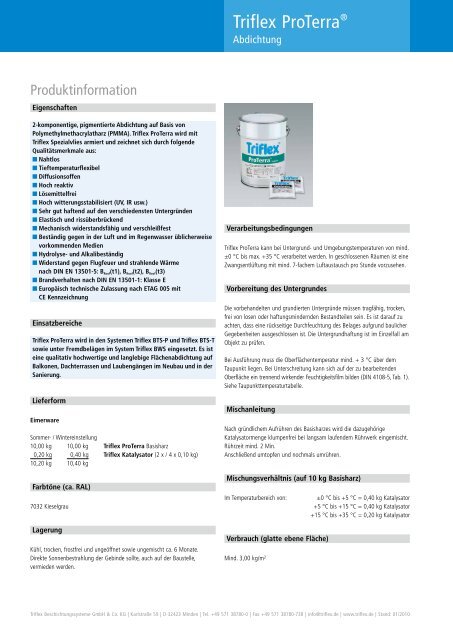 Triflex ProTerra®