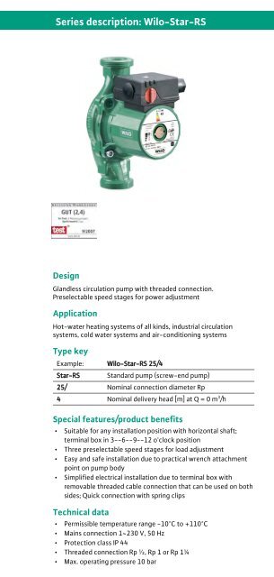 Wilo Star-RS - ConSoft