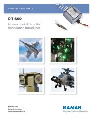 Kaman KD-2440 data sheet - Kaman Precision | Position sensors