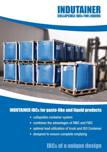 INDUTAINER IBC combines the advantages of RIBC and FIBC