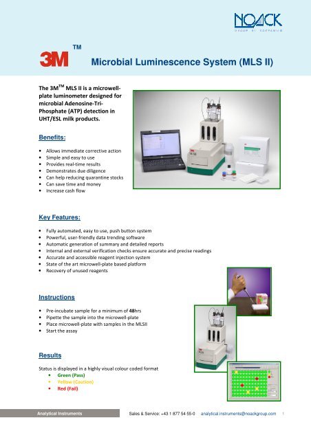 Microbial Luminescence System (MLS II) - NOACK