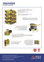 LIGHTWEIGHT FIELD GENERATOR - HGI Generators