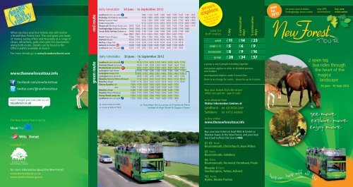 red route - New Forest National Park Authority