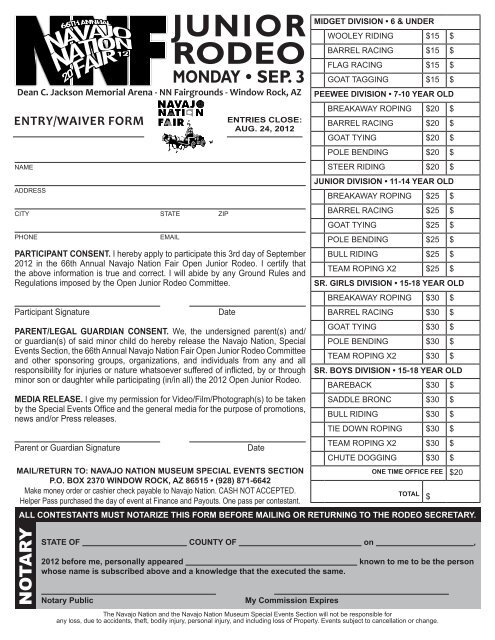 JUNIOR RODEO - Navajo Nation Fair