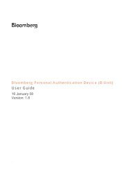 BLOOMBERG PERSONAL AUTHENTICATION DEVICE (B-UNIT 2)