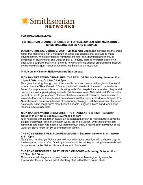 Nick Baker's Weird Creatures -Episodes - Smithsonian Channel