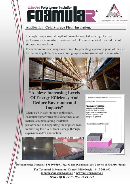 Cold Storage Floor Insulation (Read-Only - Foamular