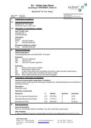 EC – Safety data sheet according to 91/155/EEC - Shuval Chemicals