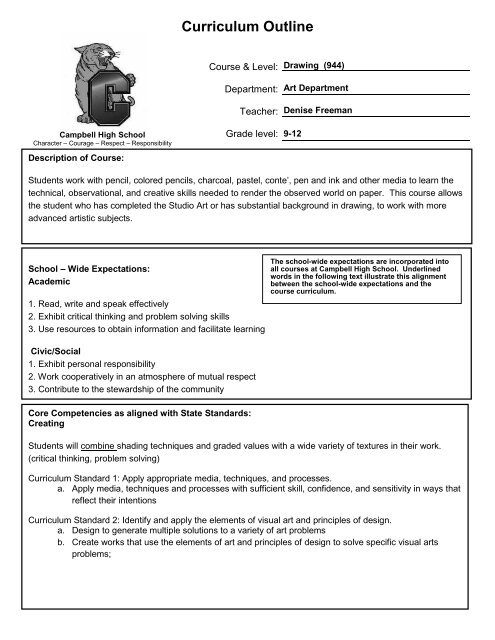 Drawing Curric Guide.pdf - Campbell High School