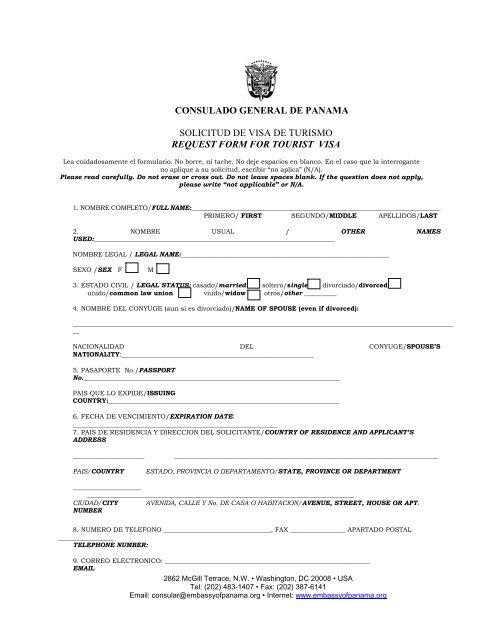 Carta Modelo Para Solicitar Una Visa