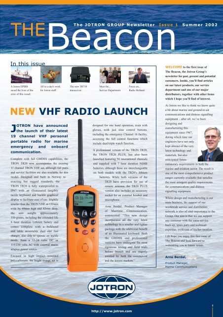 The Beacon A4 Iss 1 - Jotron