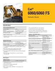 Cat® 6018/6018 FS - Caterpillar Inc.