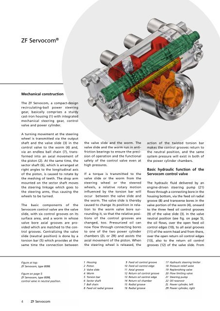 Servocom brochure - ZF Lenksysteme