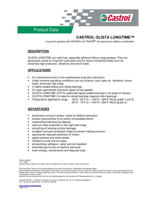 castrol olista longtime