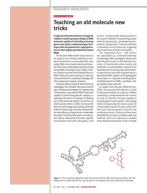 PDF (200 KB) - David R. Liu Group - Harvard University