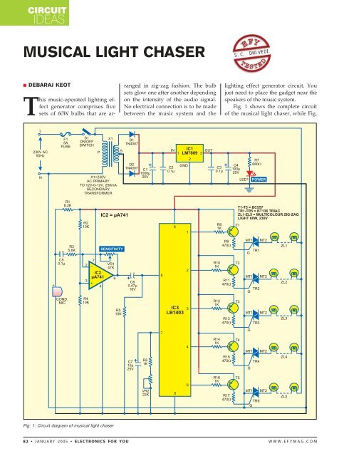 MUSICAL LIGHT CHASER