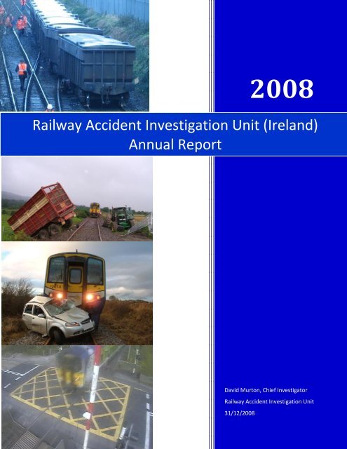 Railway Accident Investigation Unit (Ireland) Annual Report