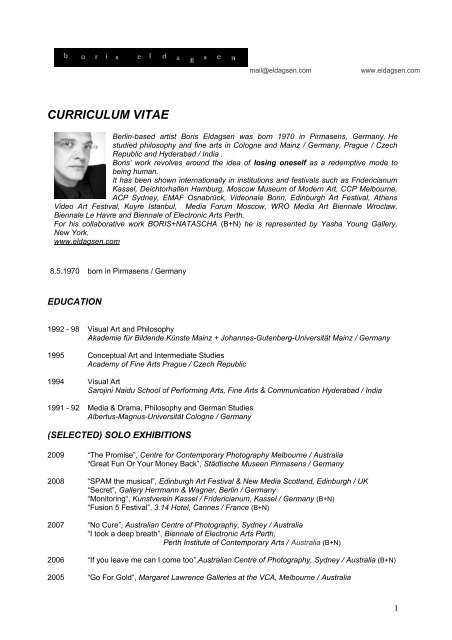 Download CV - Boris Eldagsen