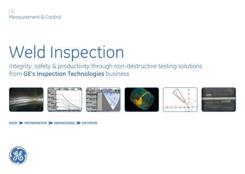 Weld Inspection Brochure - GE Measurement & Control