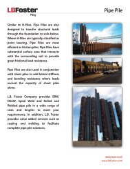 Sheet Pile and Piling Products