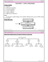 CMOS Analog Integrated Circuit Design - Analog IC Design.org