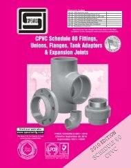 PVC SCHEDULE 80 FITTINGS