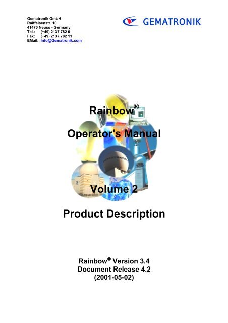 Rainbow Operator's Manual Vol. 2