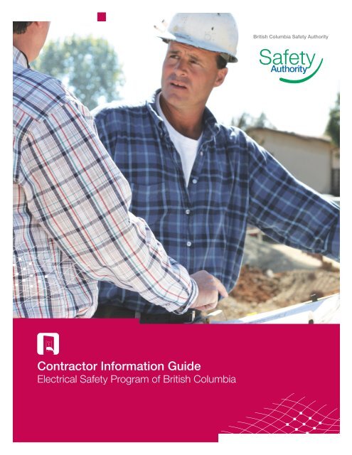 Contractor Information Guide - BC Safety Authority