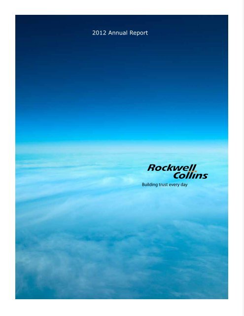 Annual Report (PDF) - Rockwell Collins