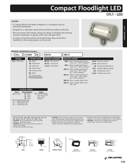 Compact Floodlight CFL - Kim Lighting