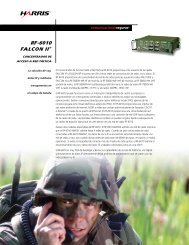 RF-5800V-MP Falcon II VHF Tactical Radio System Spanish - Harris ...