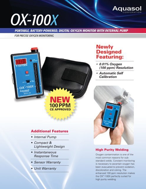 OX-100X - Aquasol Welding