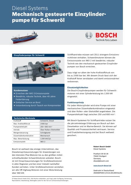HFO-PF (PDF 270,26 kB) - Bosch Automotive Technology