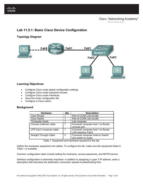 LAB 1 - GUC - Faculty of Information Engineering & Technology