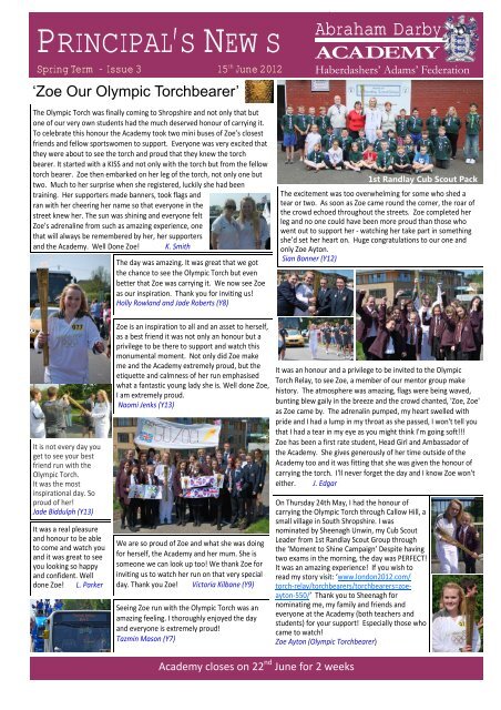 Abraham Darby Academy Logo ABRAHAM DARBY ACADEMY