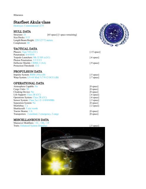 Starfleet Akula-class