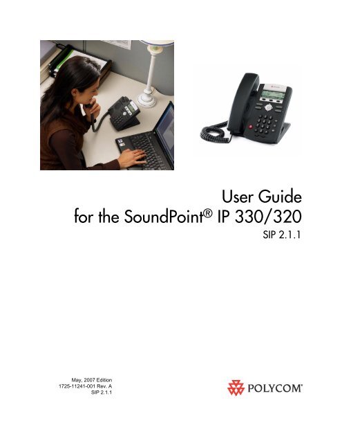 SoundPoint IP 330 User Guide