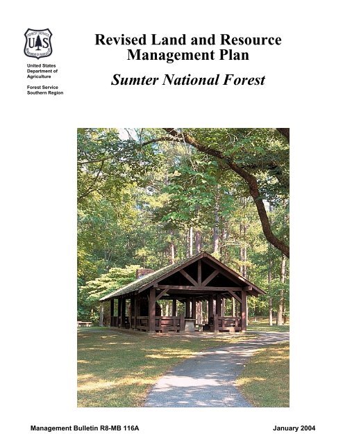 Sumter National Forest Land Management Plan - USDA Forest ...