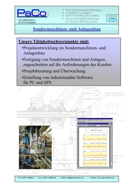 PACO- ein Unternehmen stellt sich vor
