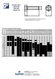 EN ISO 8765 UNI 5738 DIN 960 classe 8.8