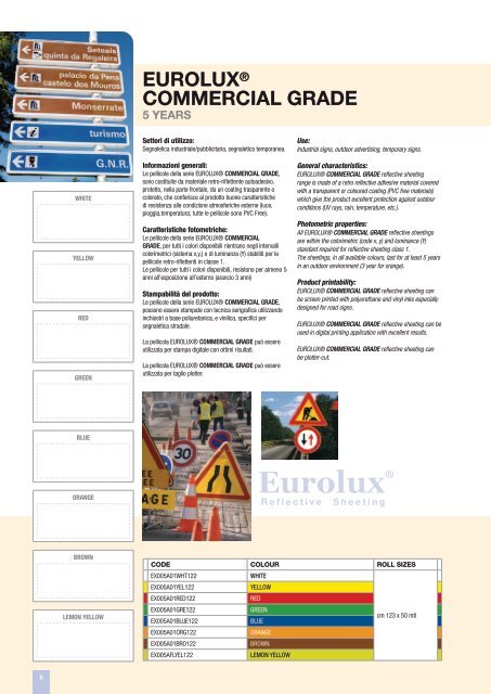 EUROLUX® COMMERCIAL GRADE - IRC Spa