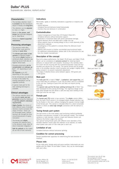 Dalbo®-PLUS - Cendres Métaux